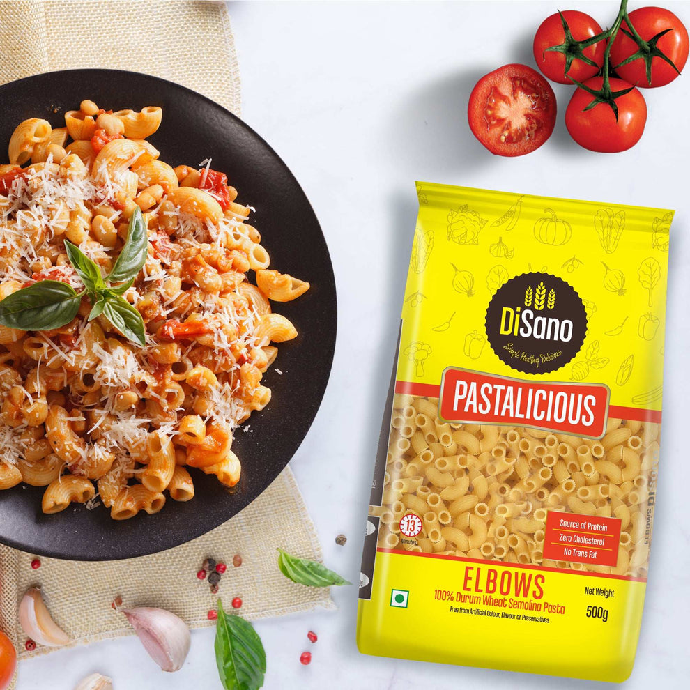 DiSano Pastalicious 100% Durum Wheat Macaroni Pasta, Elbows, 500g ...
